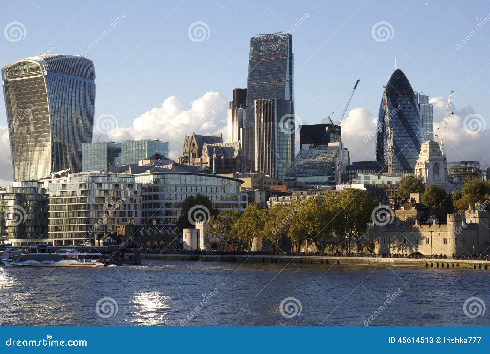 Modern Buildings, London Cityscape Editorial Stock Photo - Image of ...