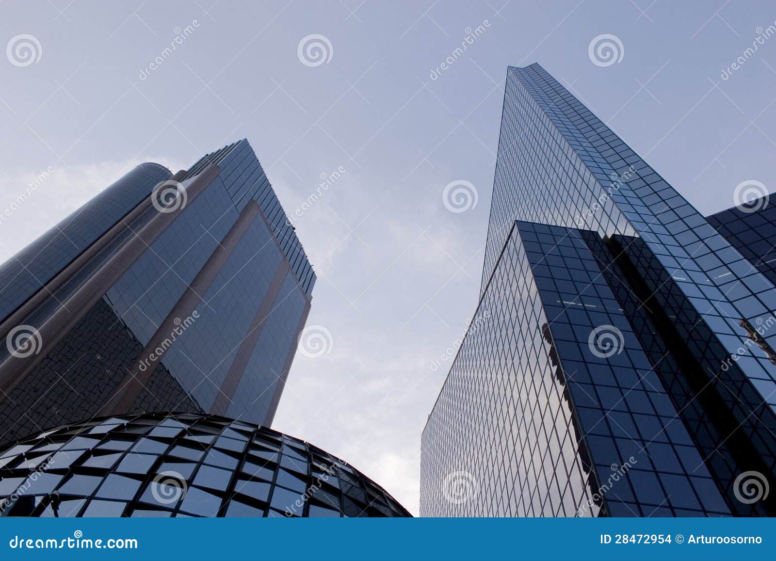 Modern Buildings in Mexico City Stock Photo - Image of america ...