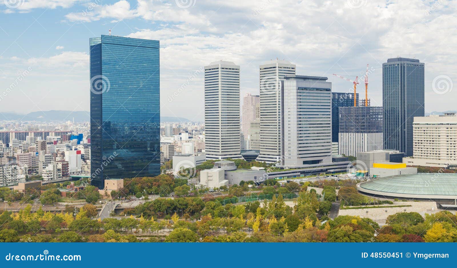 Modern Buildings in Osaka, Japan Stock Image - Image of modern ...