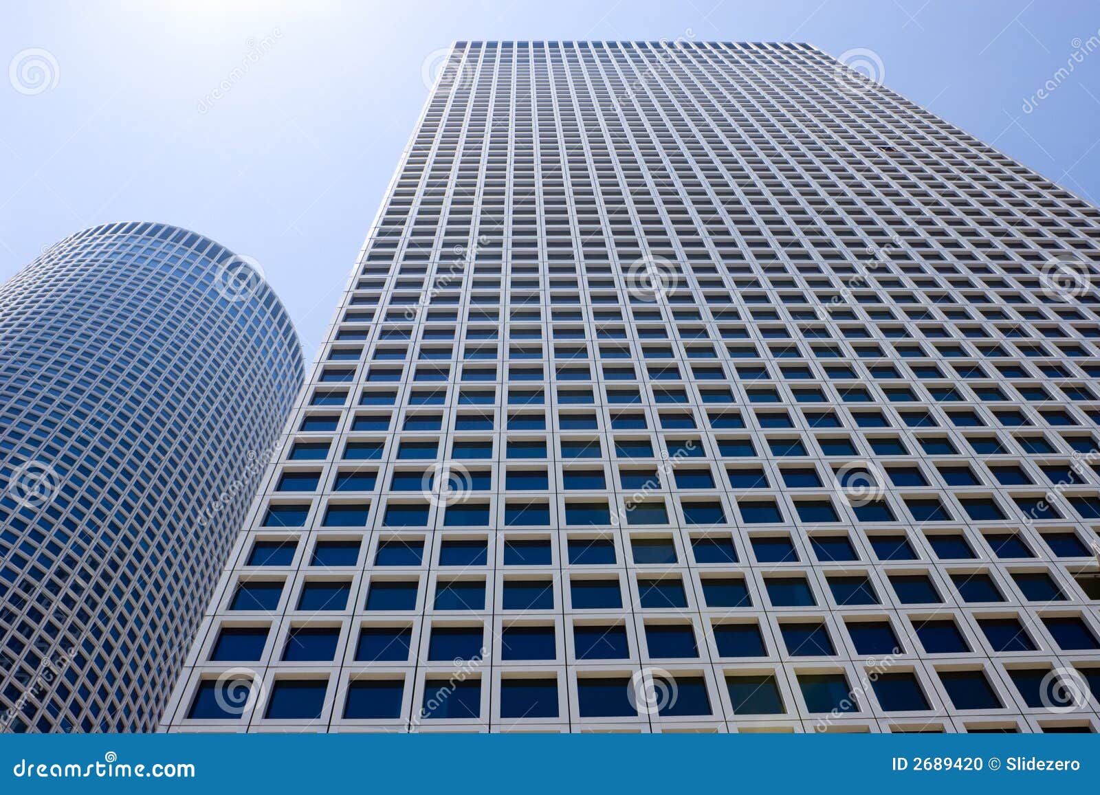 Modern Buildings Perspective Stock Photo - Image of high, blue: 2689420