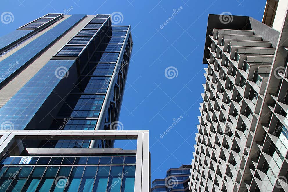 Modern Buildings - Perth - Australia Stock Photo - Image of building ...