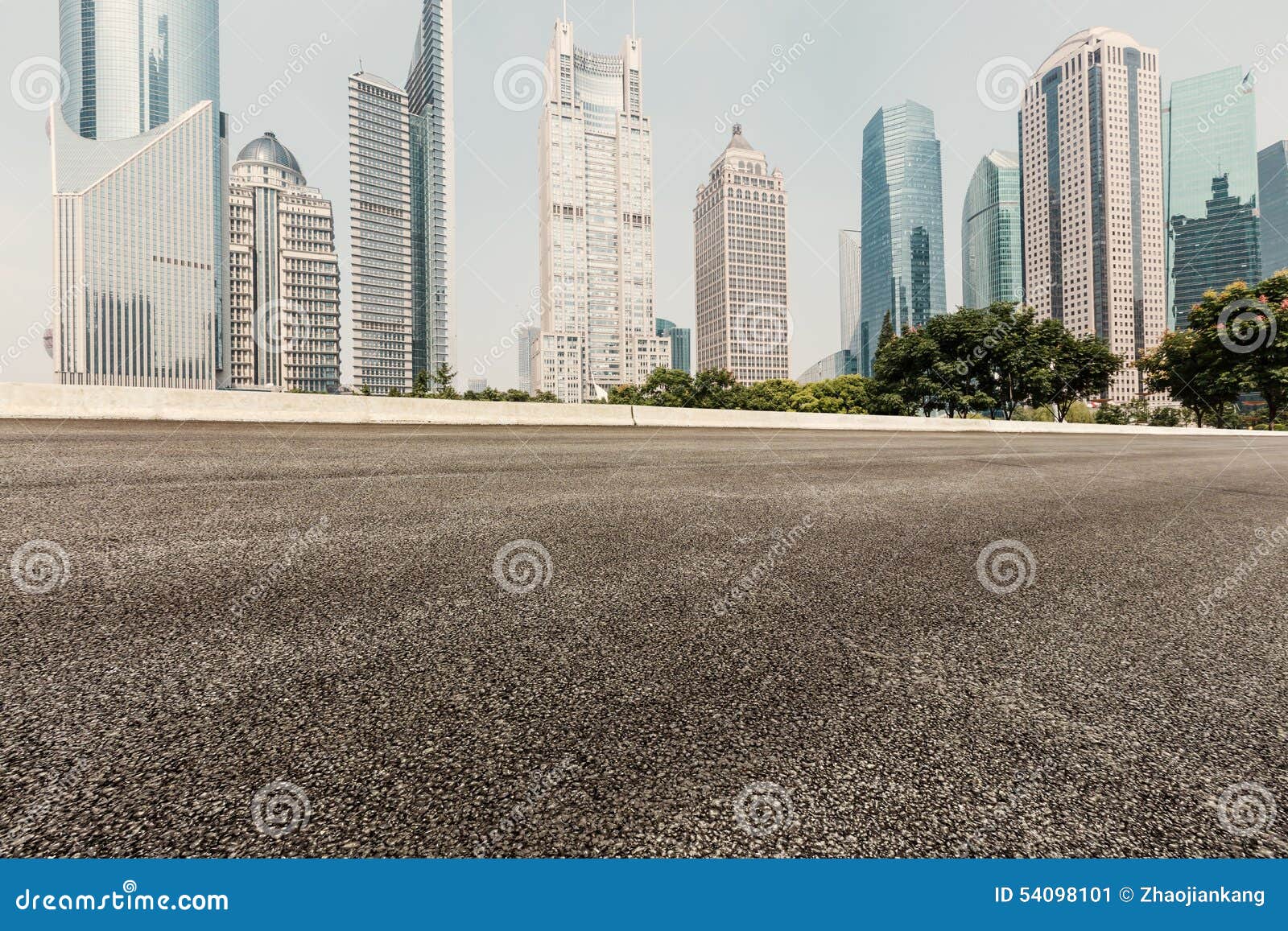 Modern buildings and roads stock image. Image of center - 54098101