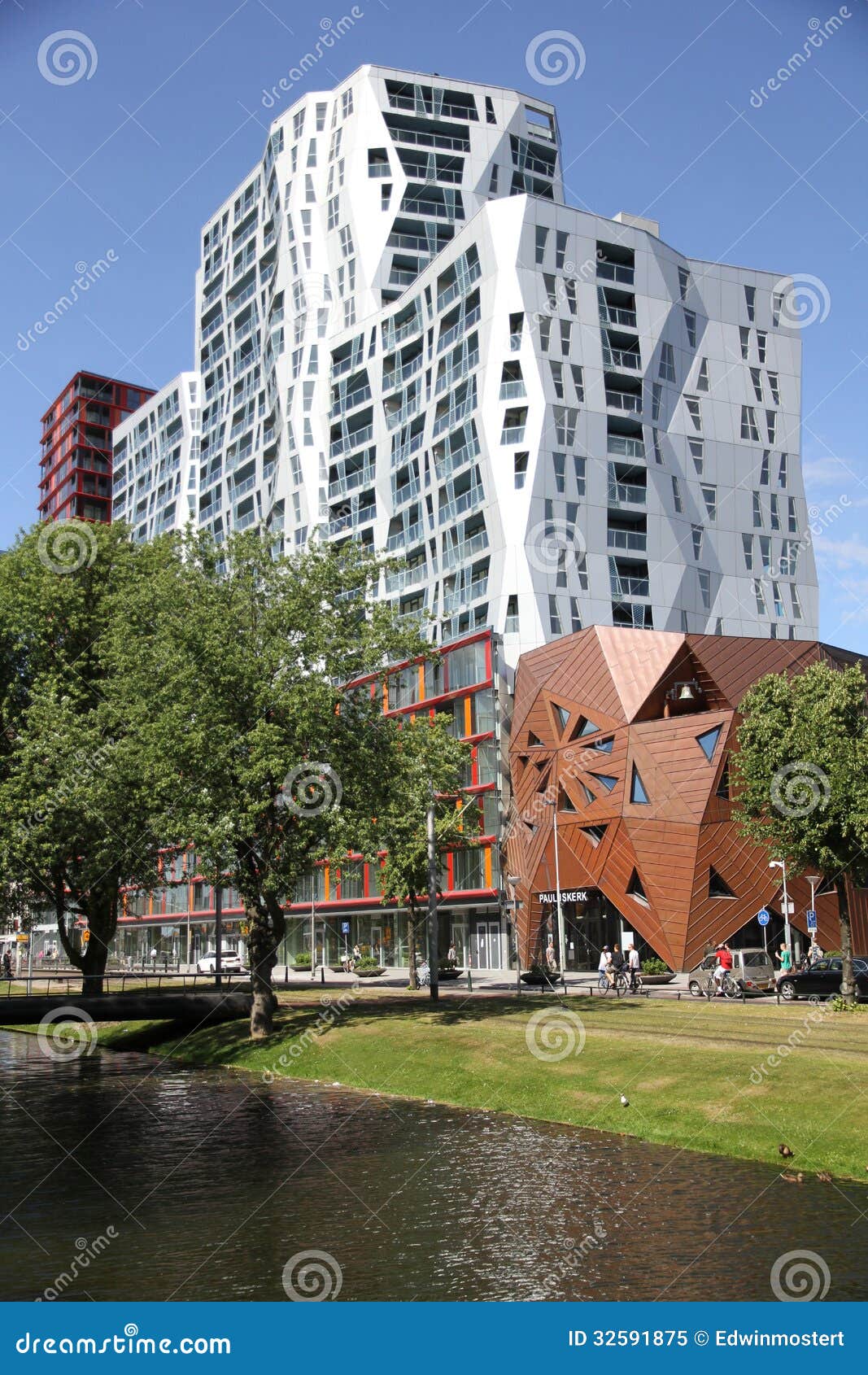 Modern Buildings in Rotterdam Editorial Image - Image of holland ...