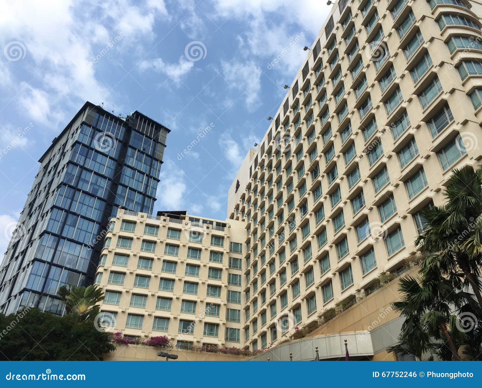 Modern buildings in Saigon stock photo. Image of vietnam - 67752246