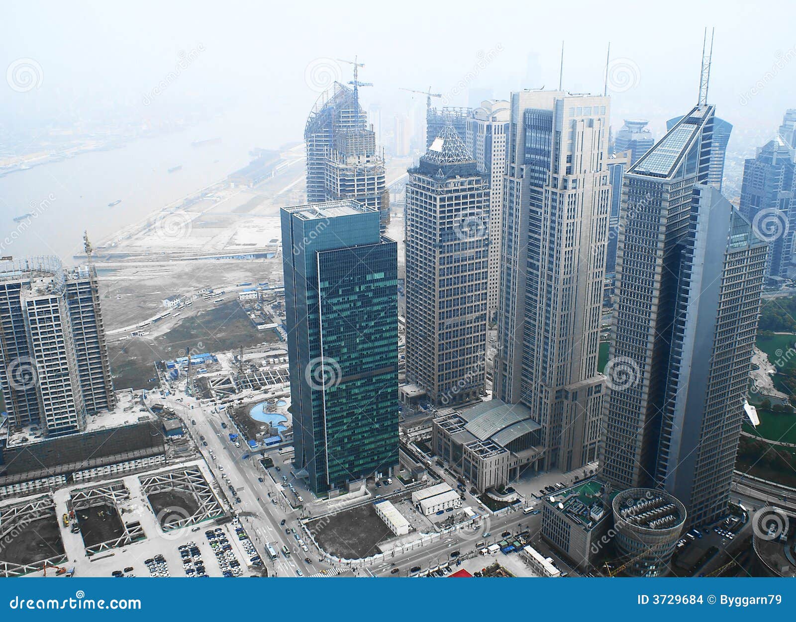Modern Buildings in Shanghai Stock Photo - Image of oriental, pearl ...