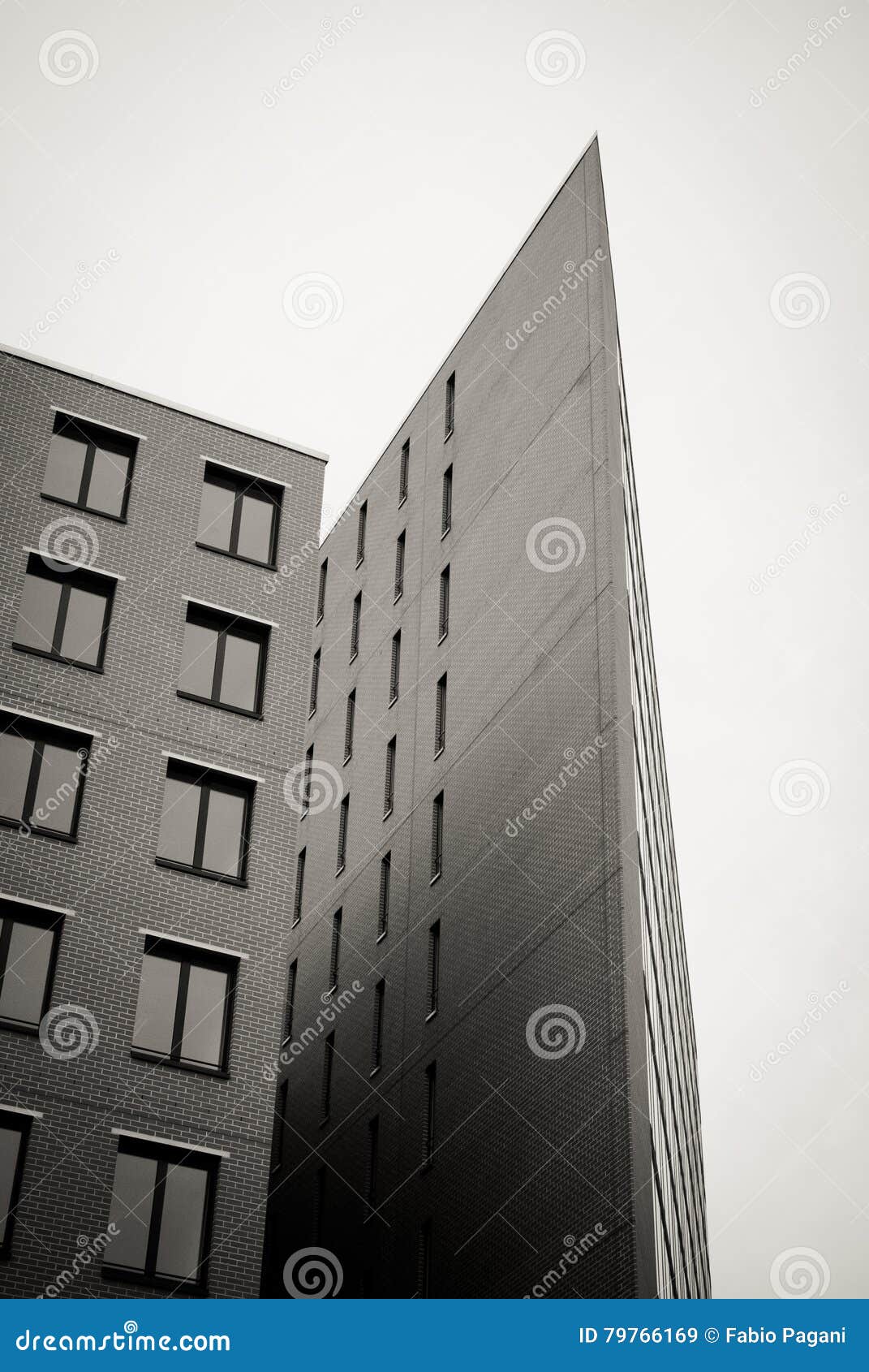Modern Buildings Shape on the Sky Stock Image - Image of corner, lines ...