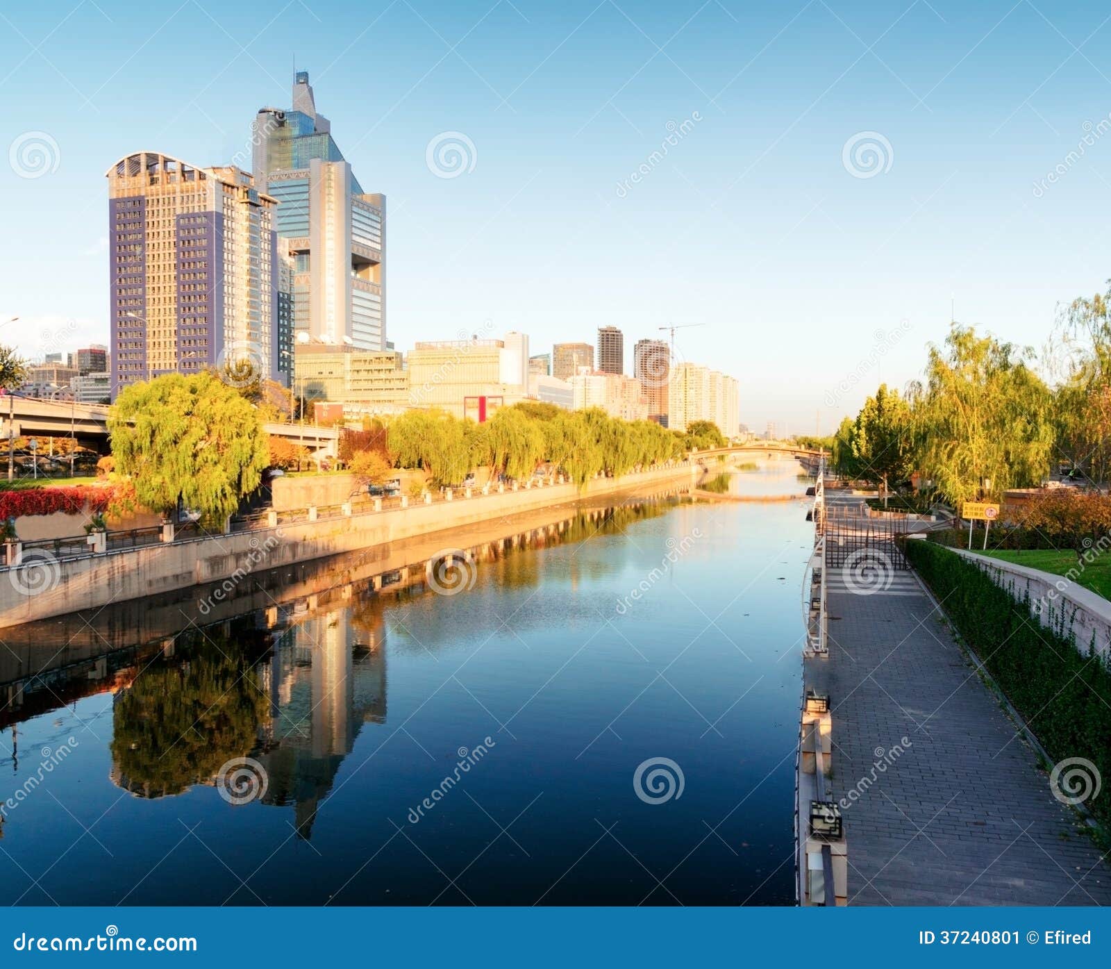Modern Buildings in Soho District. Beijing, China Stock Image - Image ...