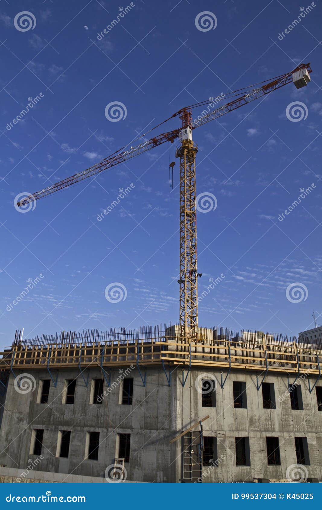 Modern Buildings Under Construction. Stock Photo - Image of cast ...