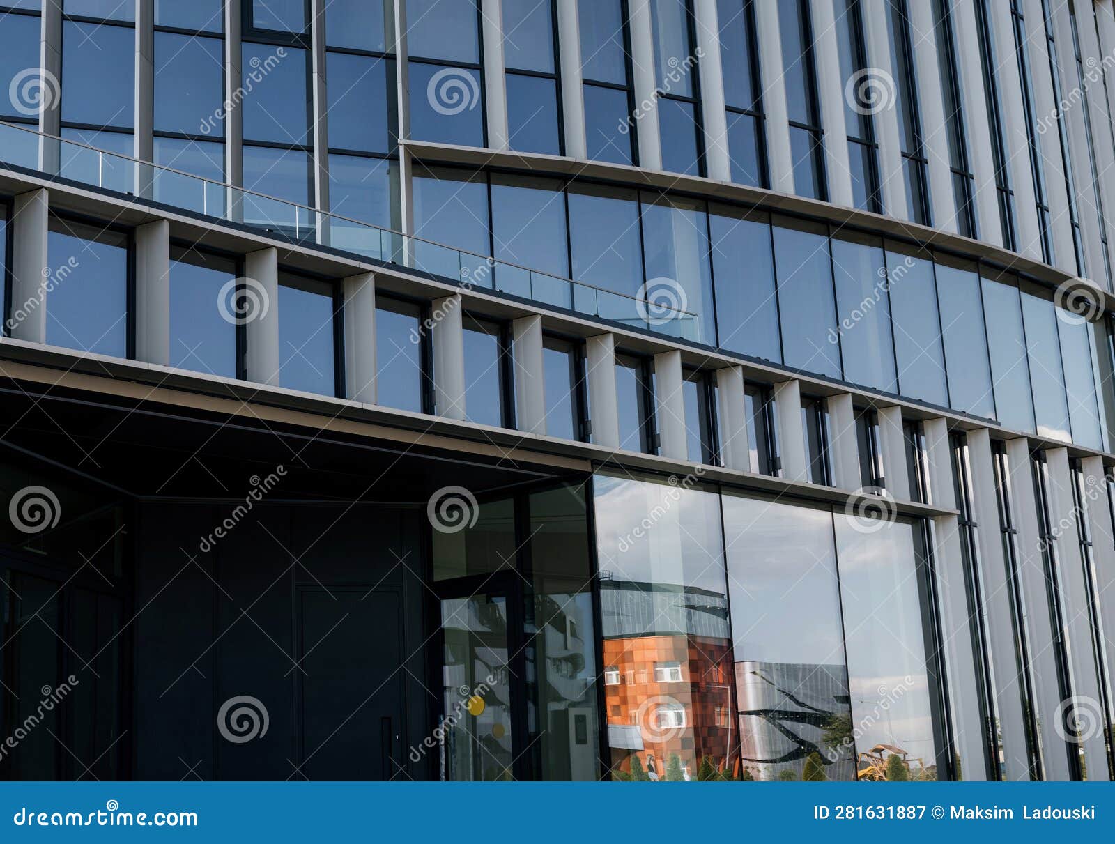 Modern bulding background stock image. Image of city - 281631887