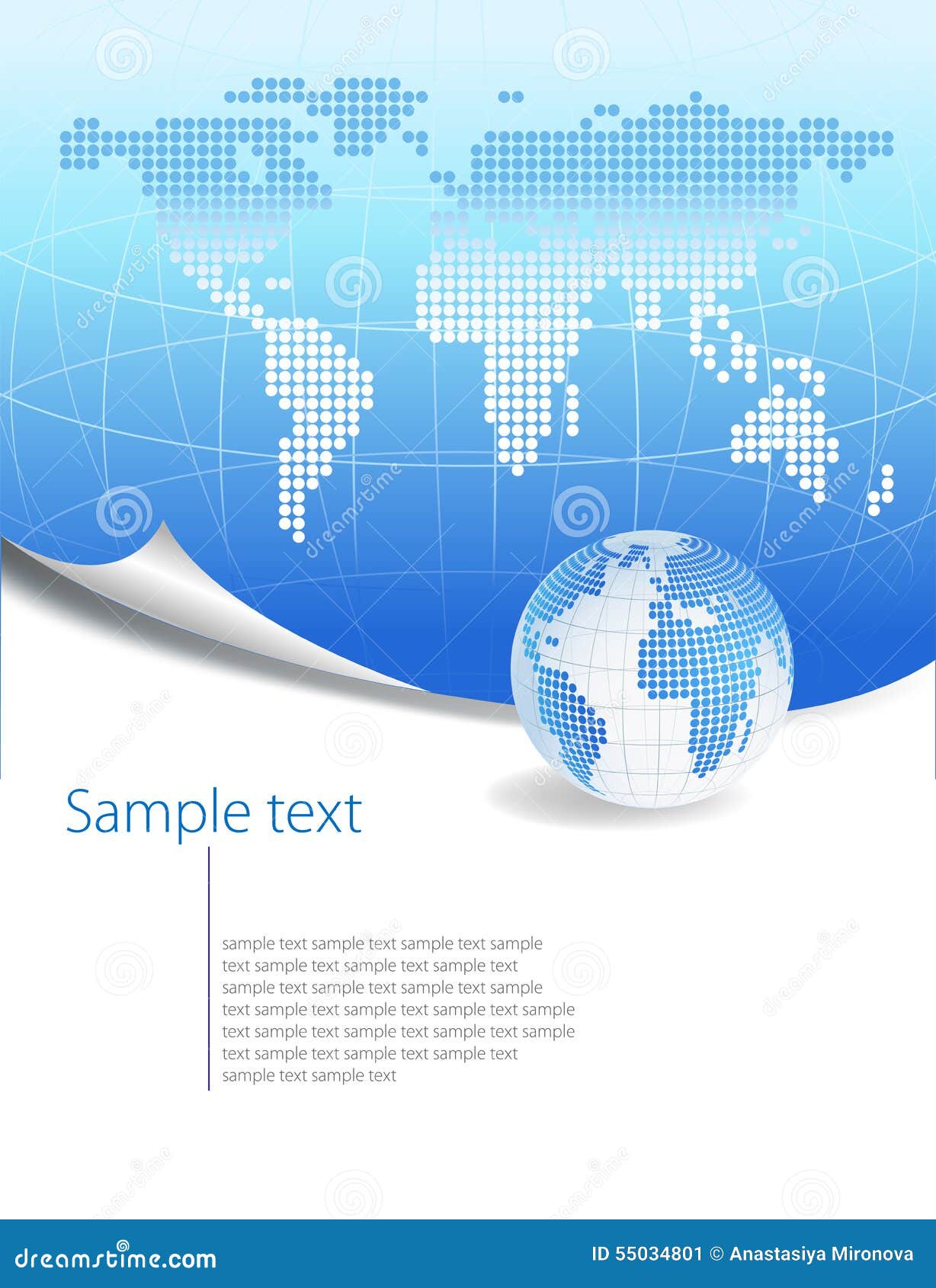 Modern Business Background. Stock Vector - Illustration of earth ...