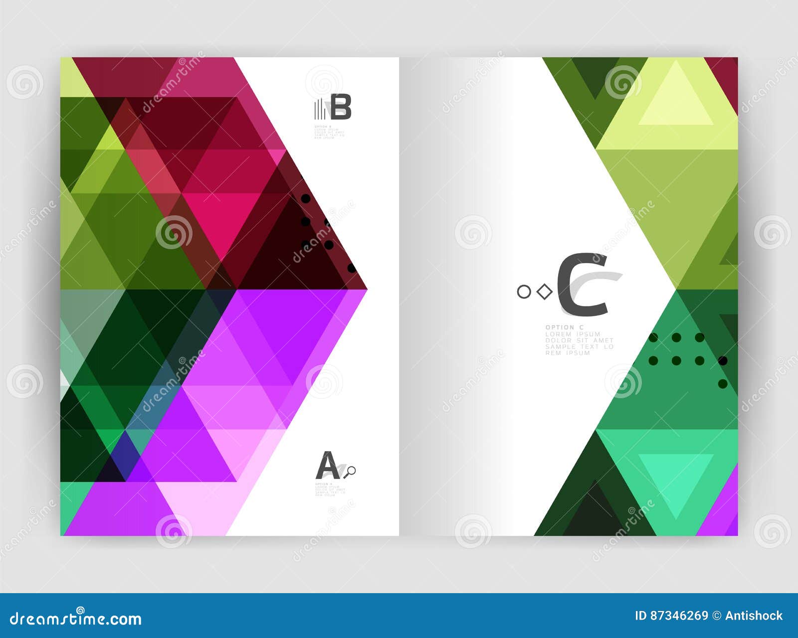 Modern Business Brochure or Leaflet Print Cover Template Stock ...