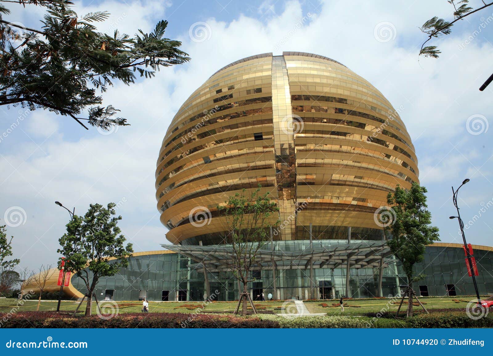 Modern business building stock photo. Image of structure - 10744920