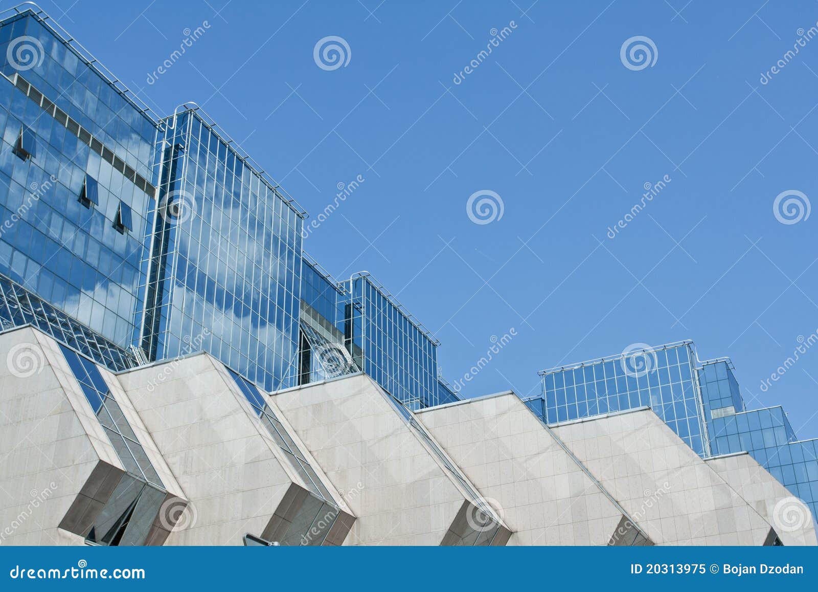 Modern business building stock image. Image of work, reflect - 20313975