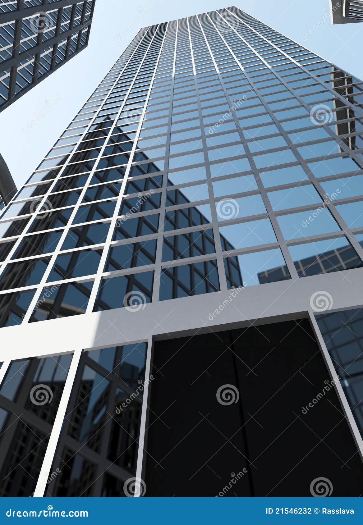 Modern Business Center stock illustration. Illustration of design ...