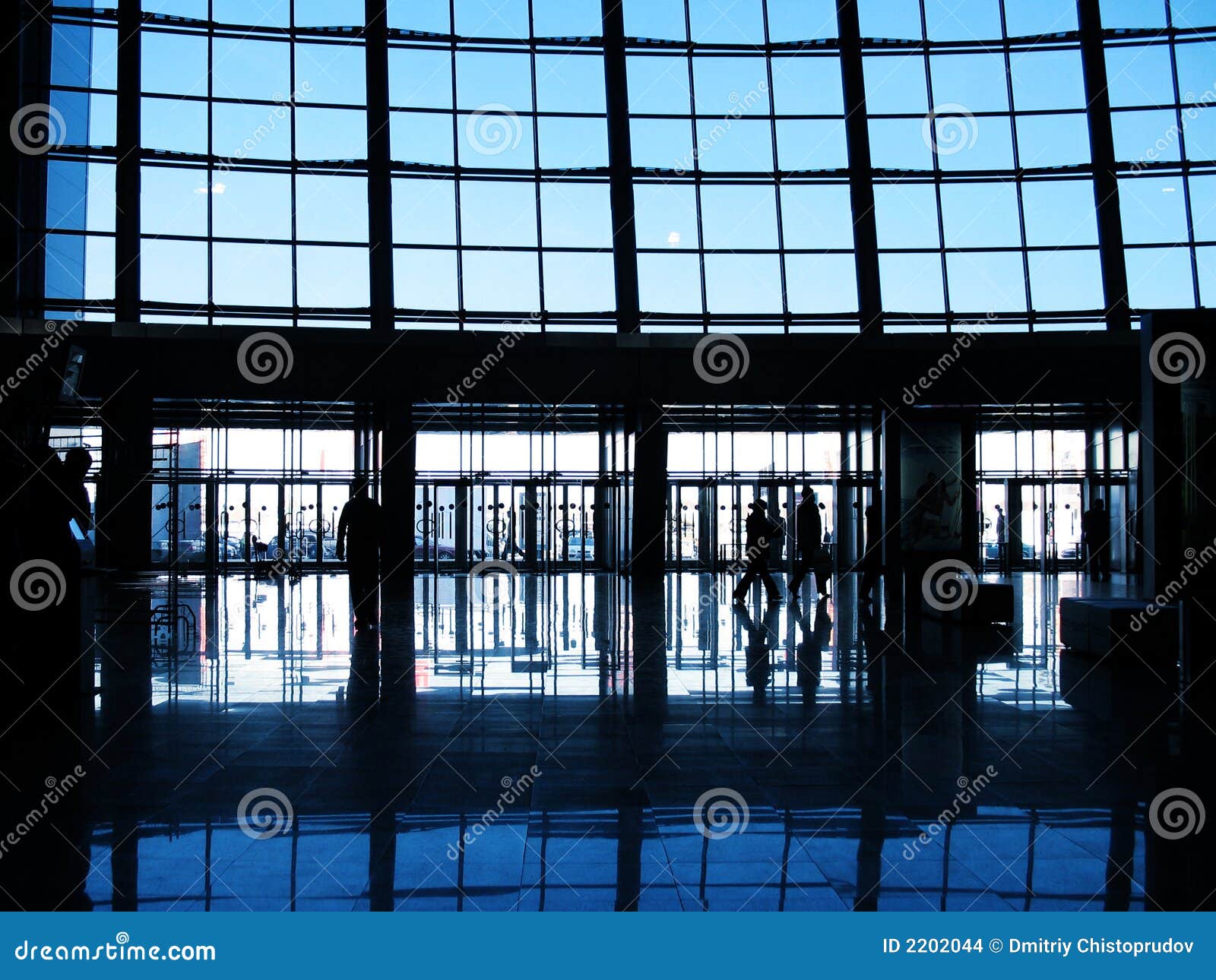 Modern Business center stock photo. Image of busy, entrance - 2202044