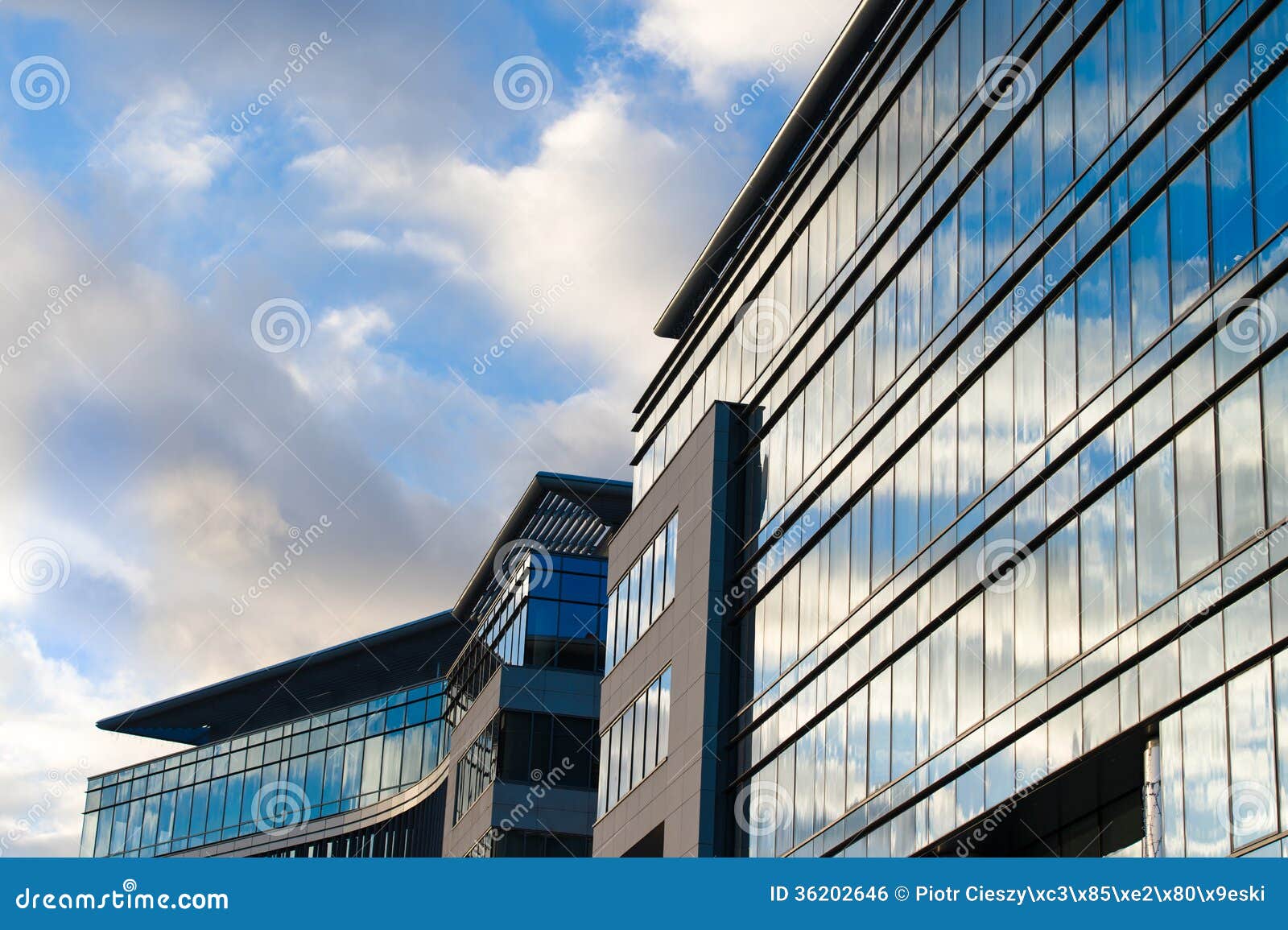 Modern Business Center Office Stock Photo - Image of industry, solar ...