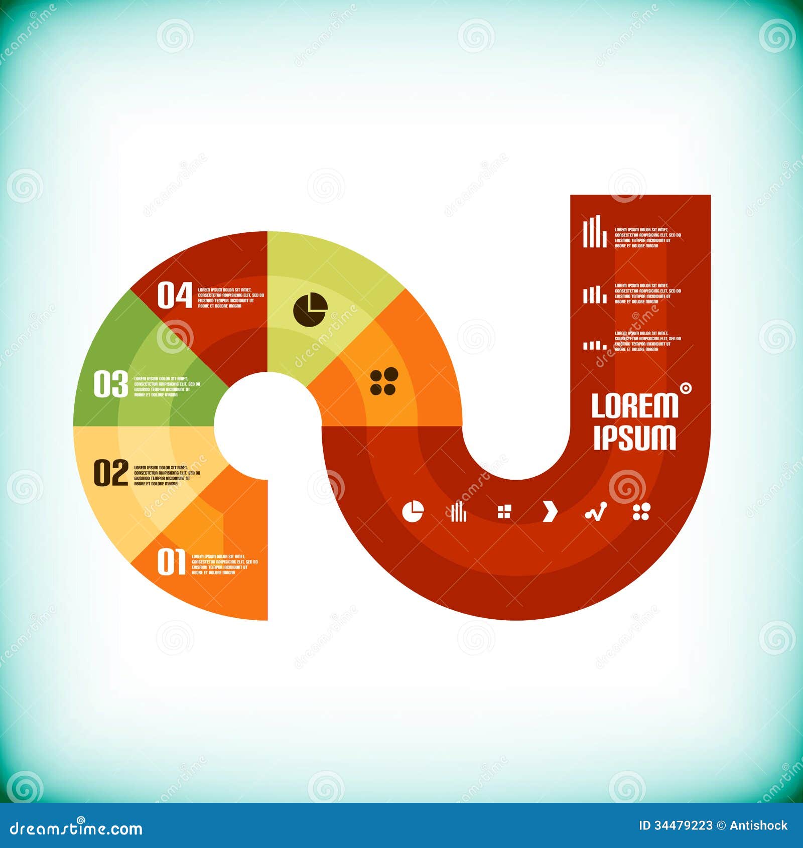 Modern Business Circle Infographics Template Stock Vector ...