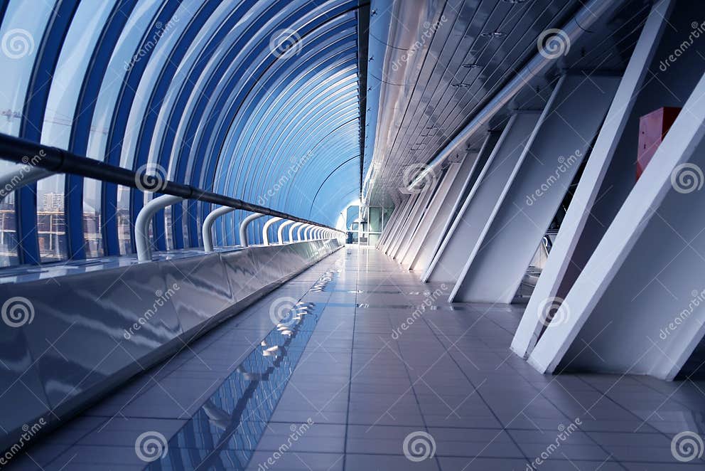 Modern business corridor stock image. Image of inside - 3231363