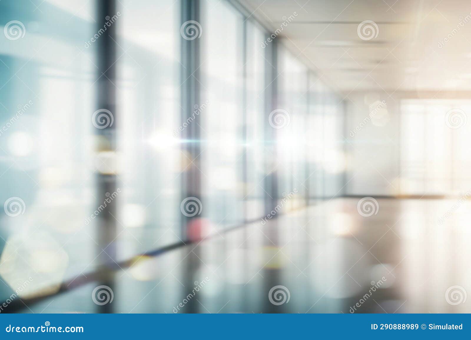 Modern Business Grey Blurred or Defocus Glass Wall from Building ...