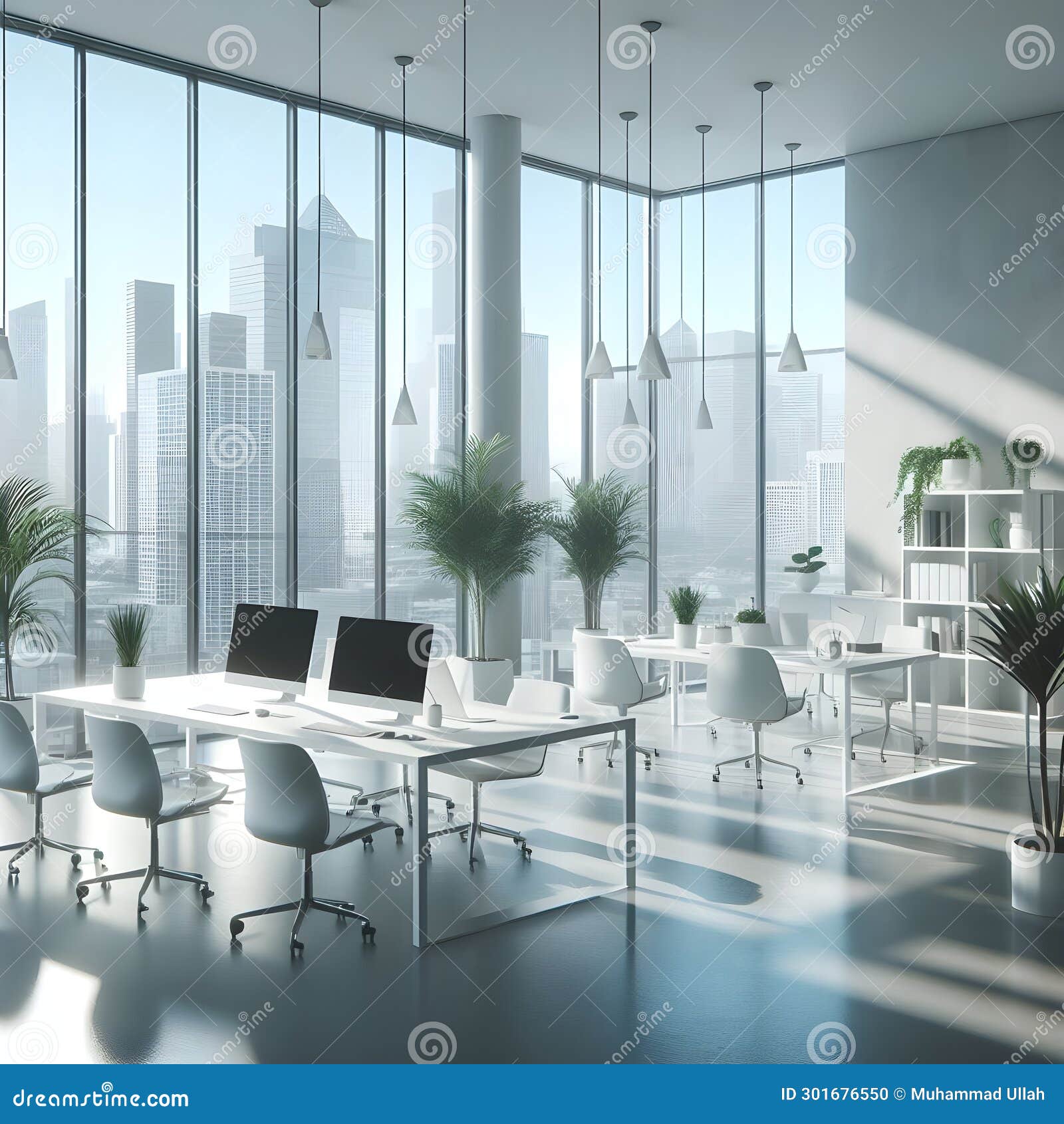 Modern Business Hub: a Visual Insight into the New Office Space Stock ...