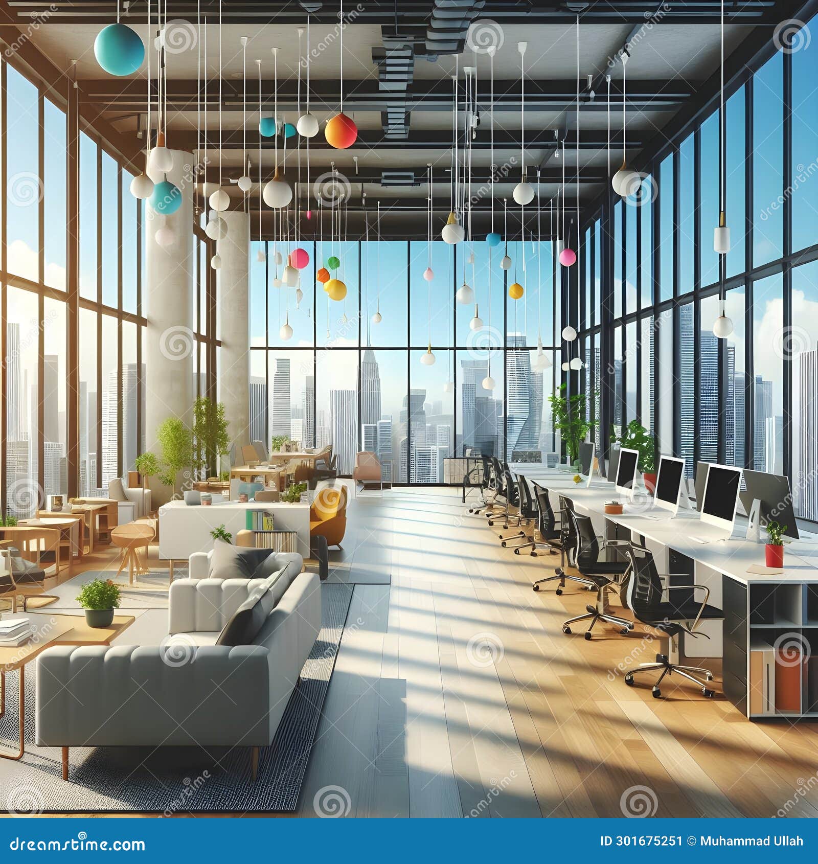 Modern Business Hub: a Visual Insight into the New Office Space Stock ...