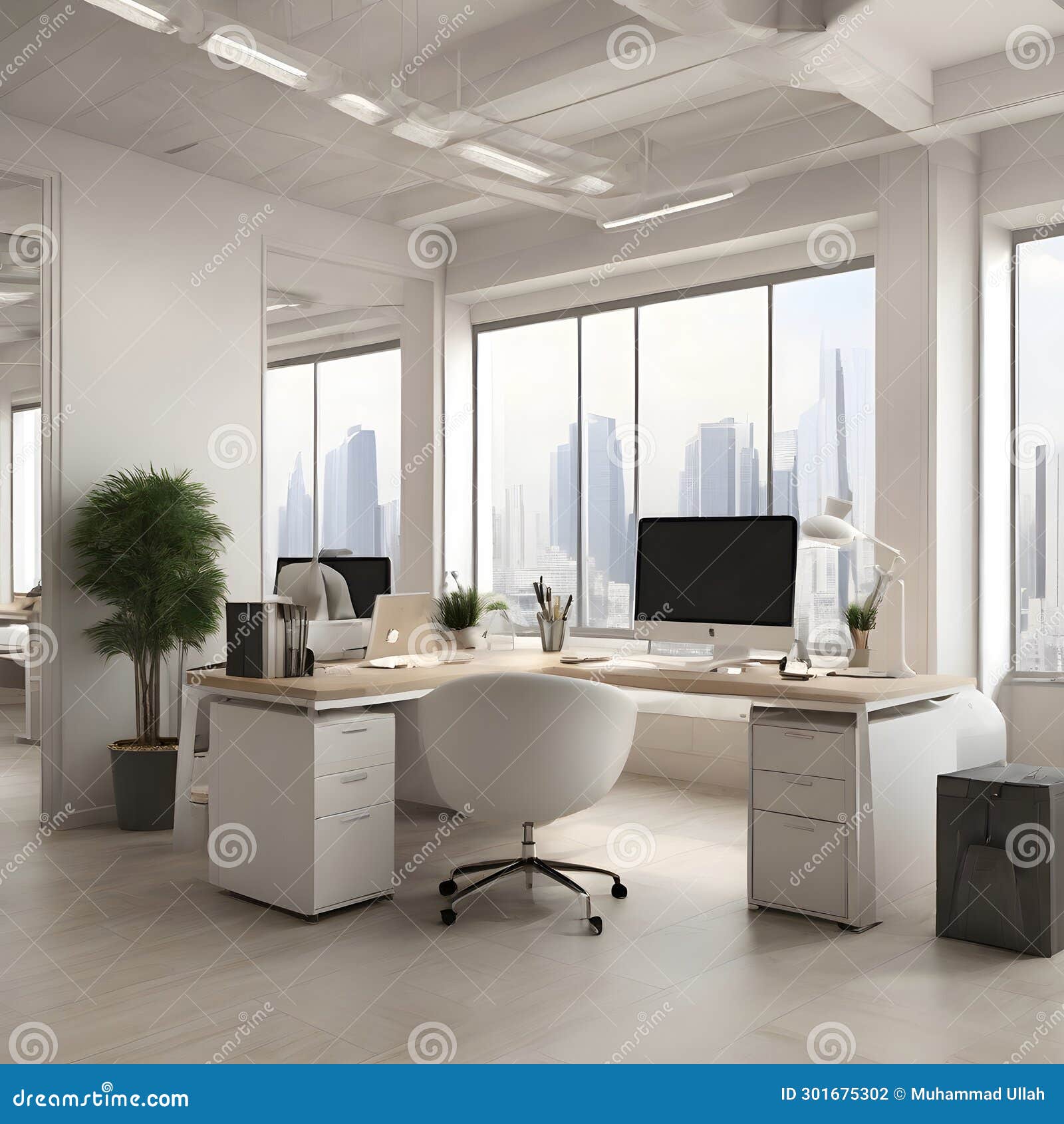 Modern Business Hub: a Visual Insight into the New Office Space Stock ...