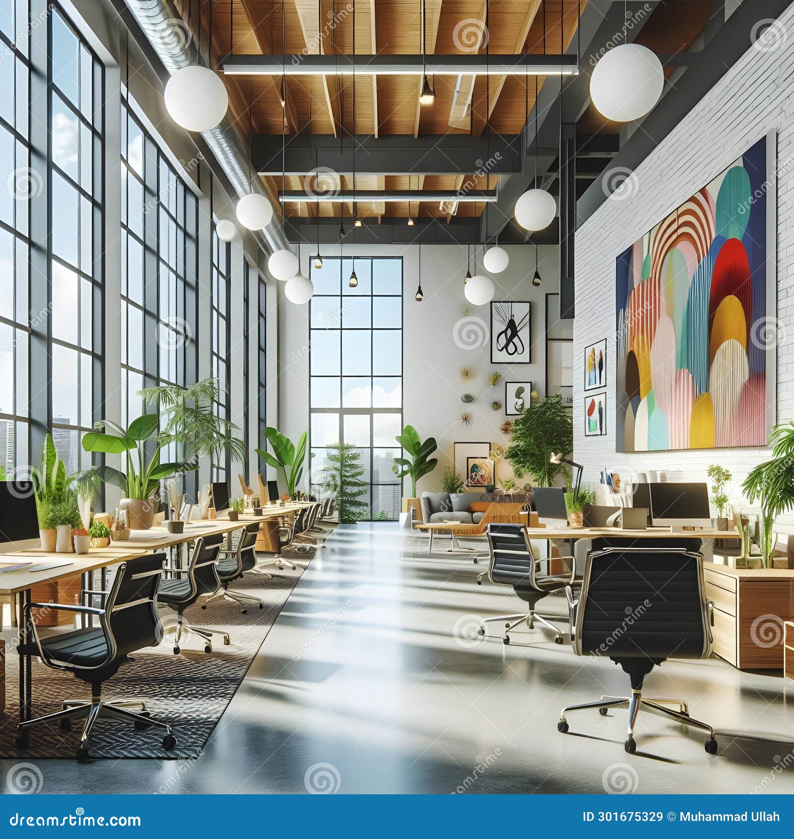 Modern Business Hub: a Visual Insight into the New Office Space Stock ...