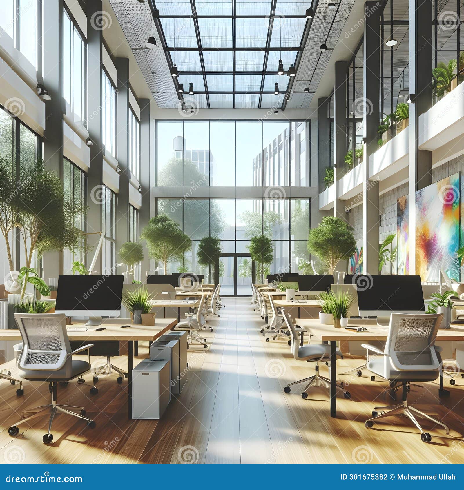 Modern Business Hub: a Visual Insight into the New Office Space Stock ...