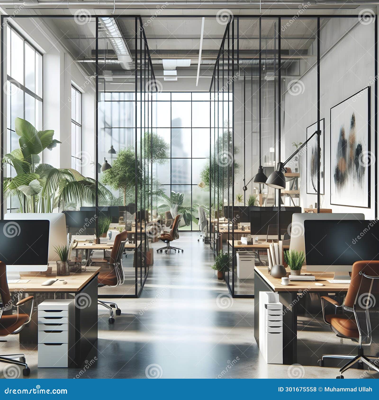 Modern Business Hub: a Visual Insight into the New Office Space Stock ...