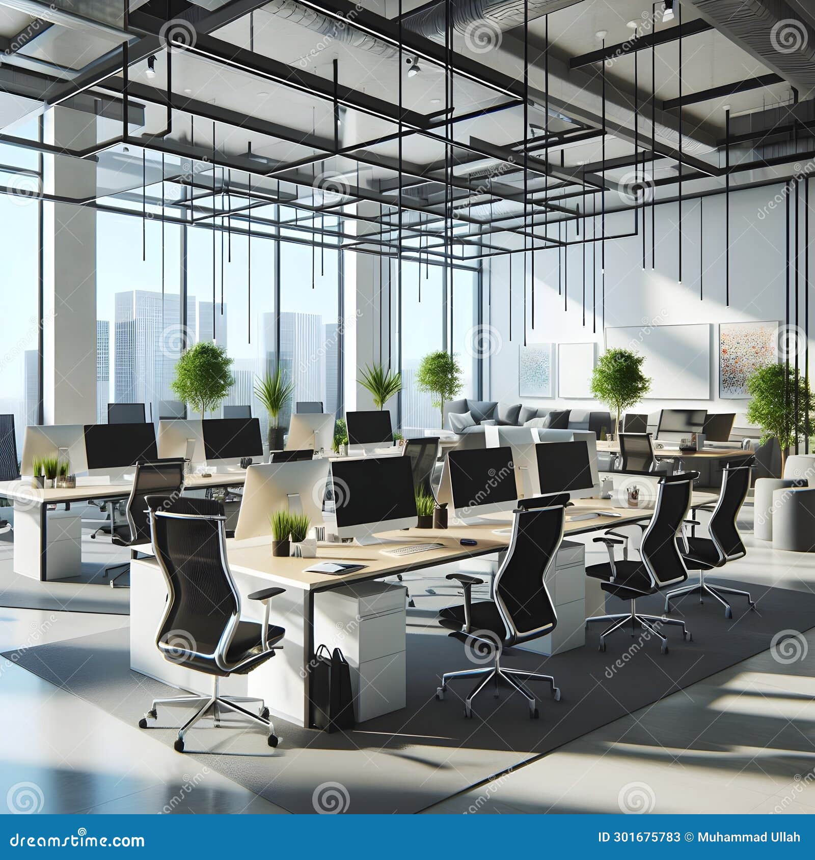 Modern Business Hub: a Visual Insight into the New Office Space Stock ...