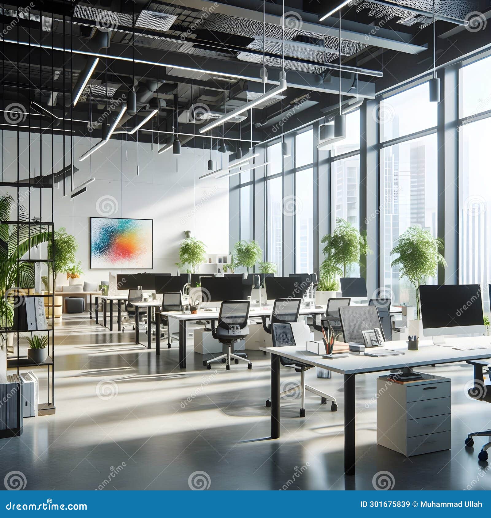 Modern Business Hub: a Visual Insight into the New Office Space Stock ...