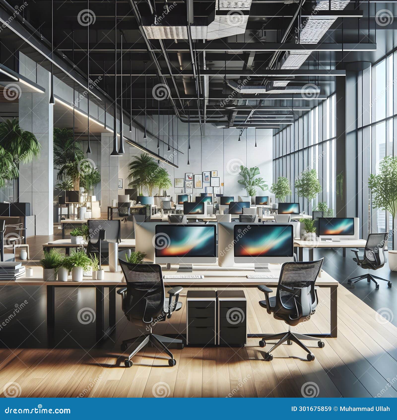 Modern Business Hub: a Visual Insight into the New Office Space Stock ...