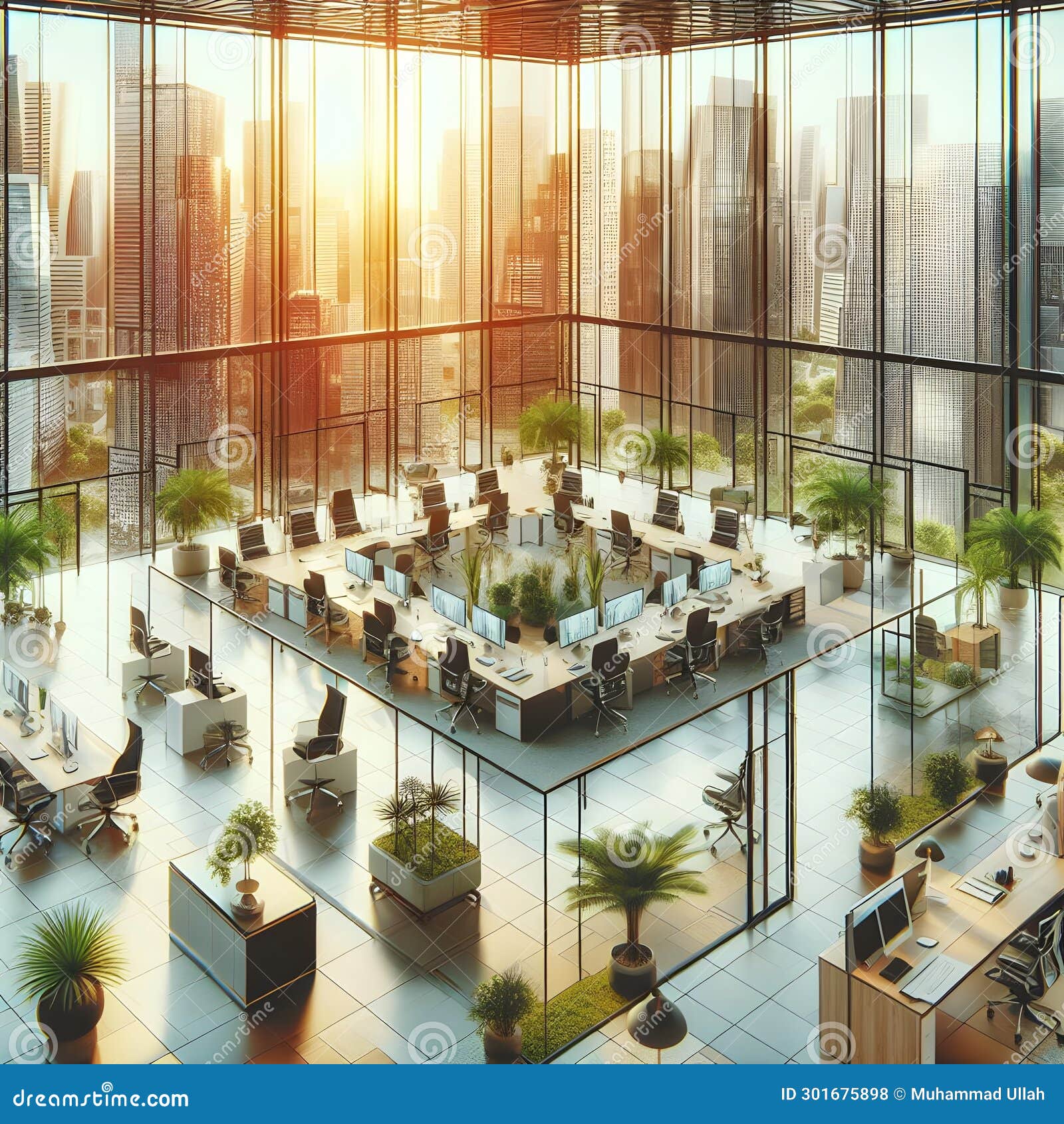Modern Business Hub: a Visual Insight into the New Office Space Stock ...