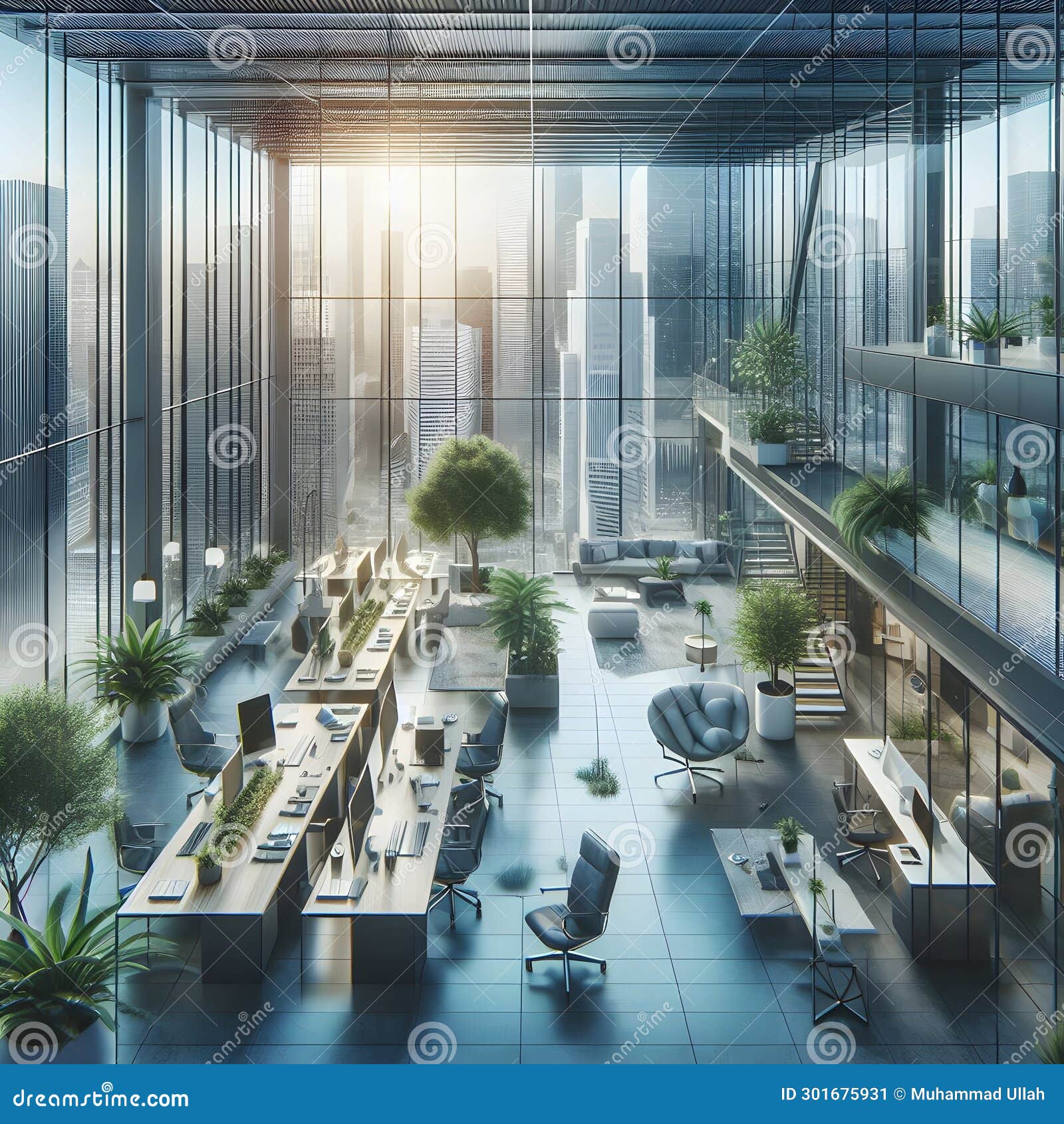 Modern Business Hub: a Visual Insight into the New Office Space Stock ...