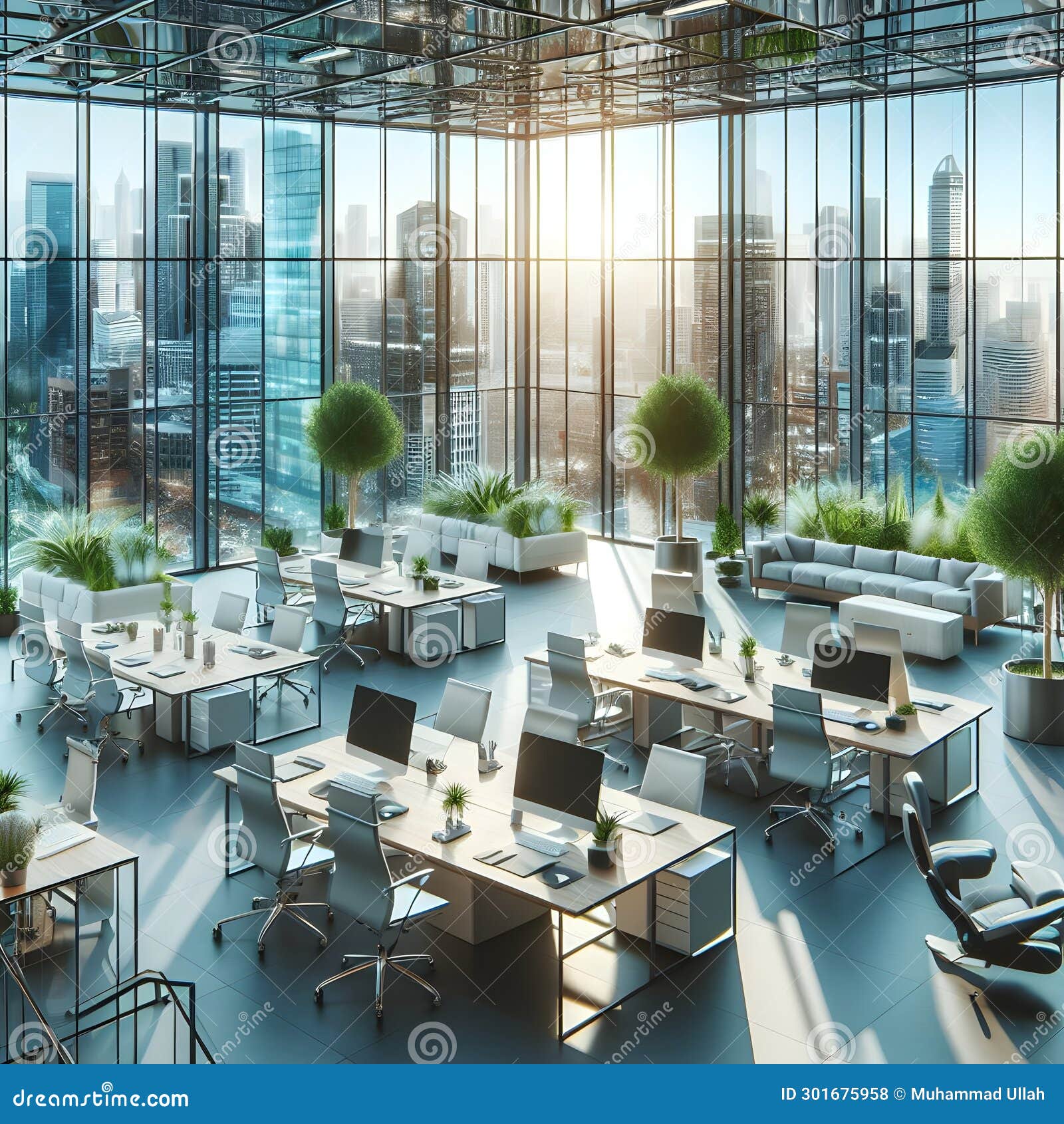 Modern Business Hub: a Visual Insight into the New Office Space Stock ...