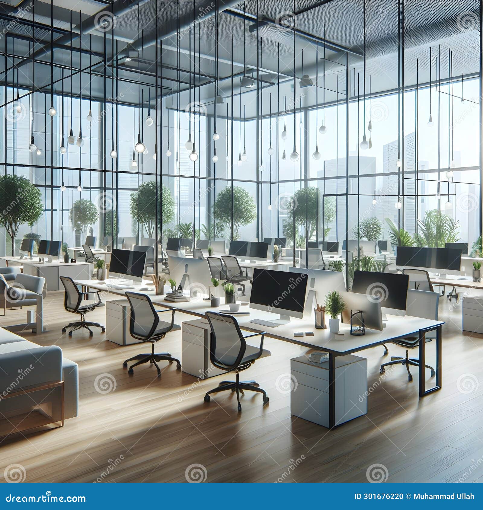 Modern Business Hub: a Visual Insight into the New Office Space Stock ...