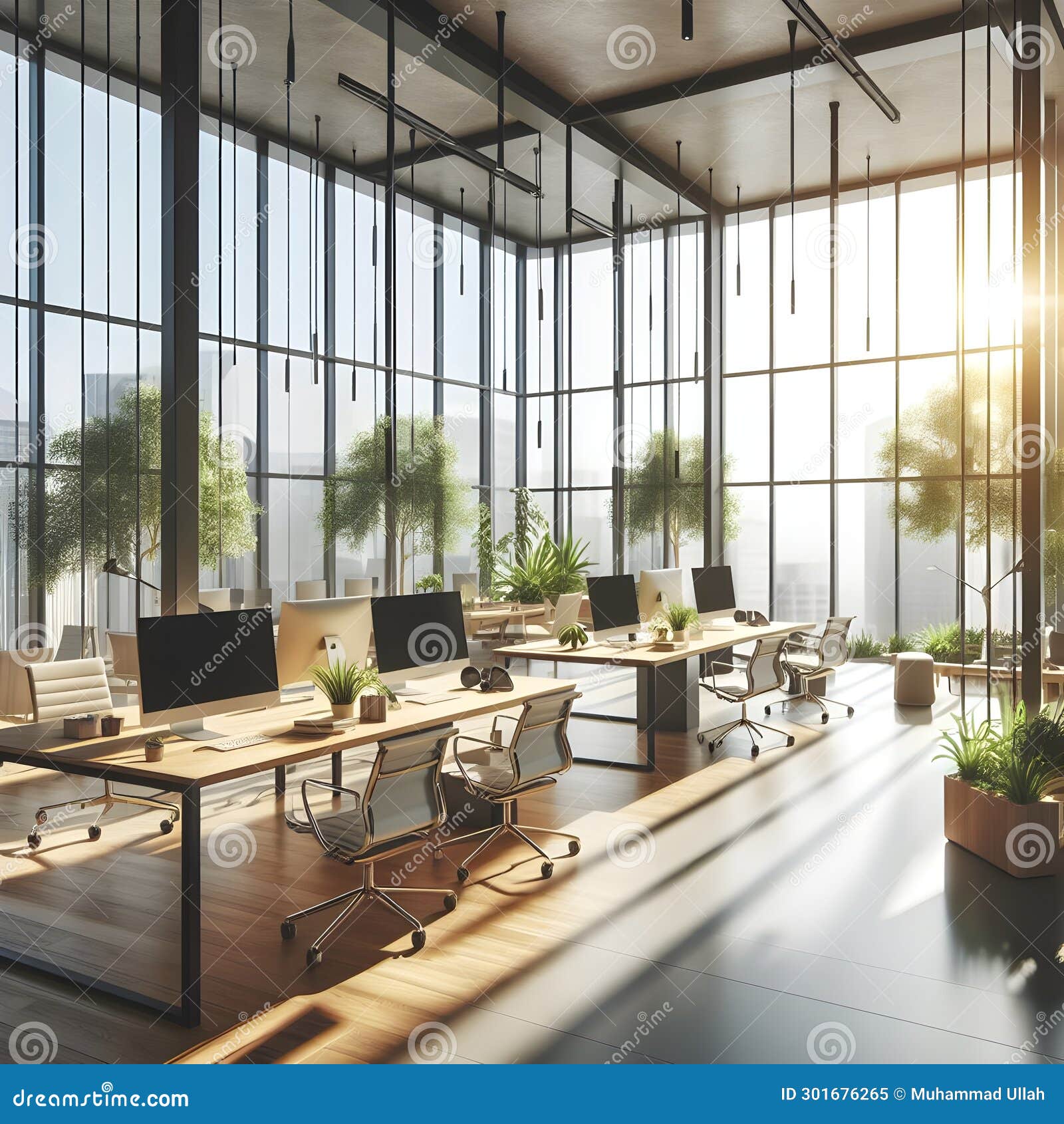 Modern Business Hub: a Visual Insight into the New Office Space Stock ...