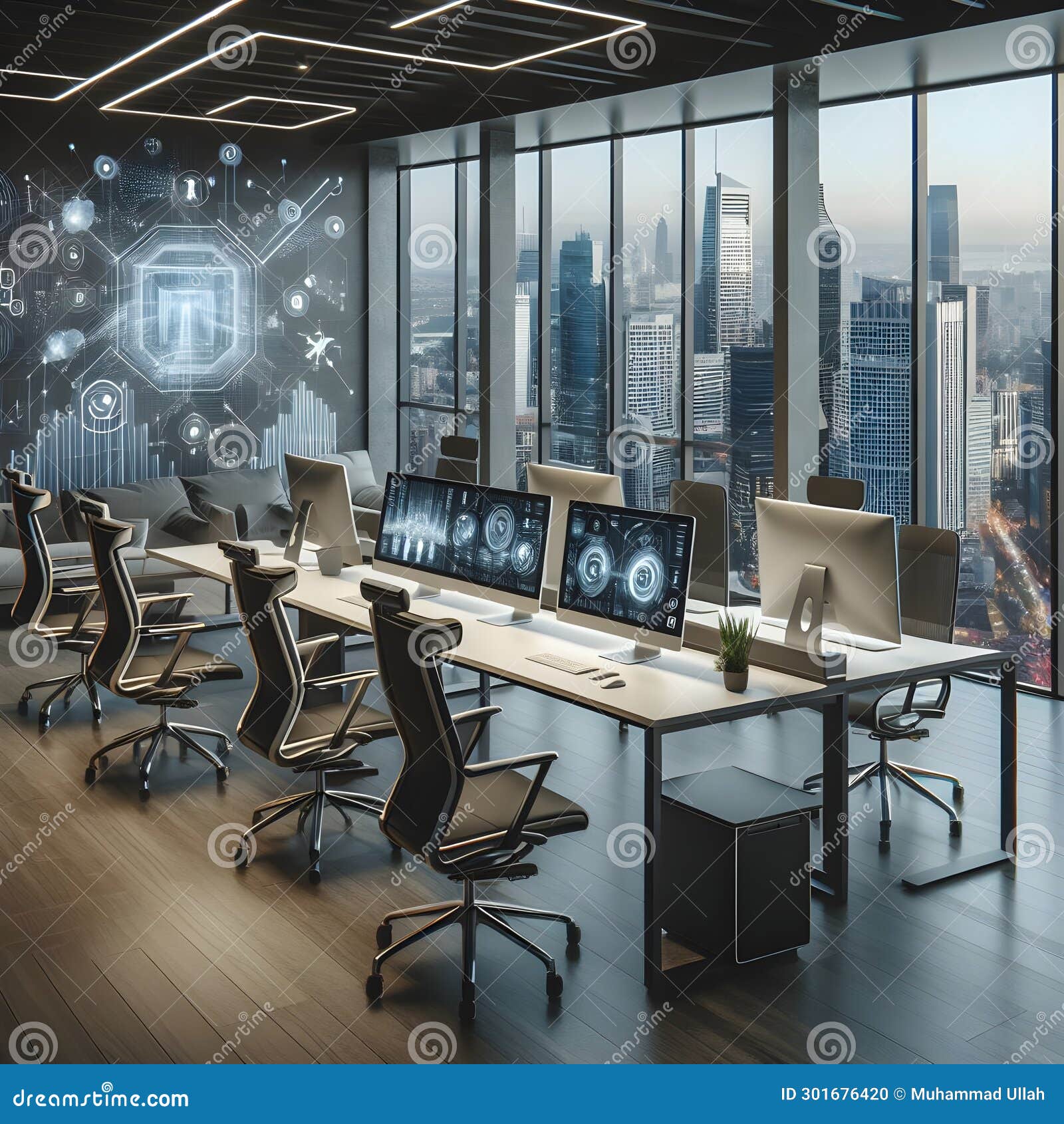 Modern Business Hub: a Visual Insight into the New Office Space Stock ...