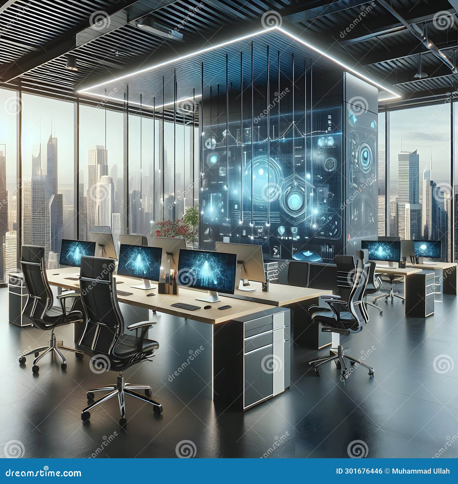 Modern Business Hub: a Visual Insight into the New Office Space Stock ...