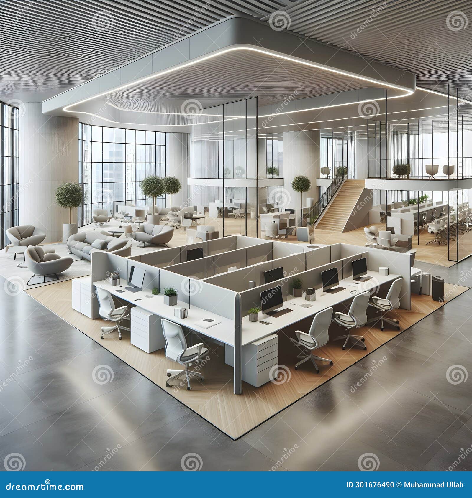 Modern Business Hub: a Visual Insight into the New Office Space Stock ...