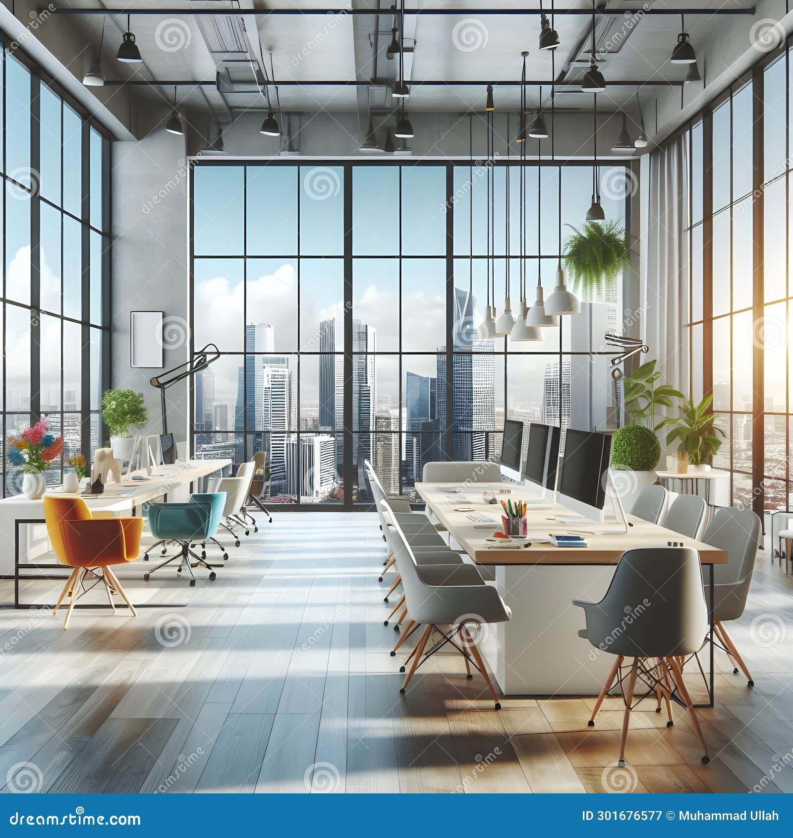 Modern Business Hub: a Visual Insight into the New Office Space Stock ...