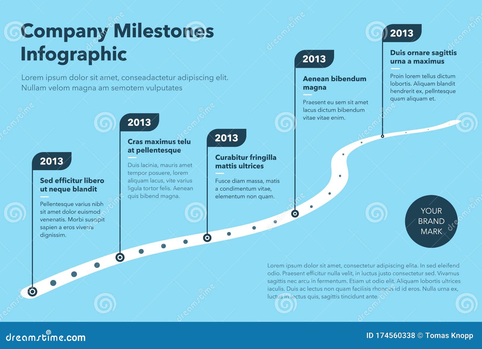 Modern Business Infographic for Curved Road Map Timeline Template with ... Modern Business Infographic for Curved Road Map Timeline Template with ...