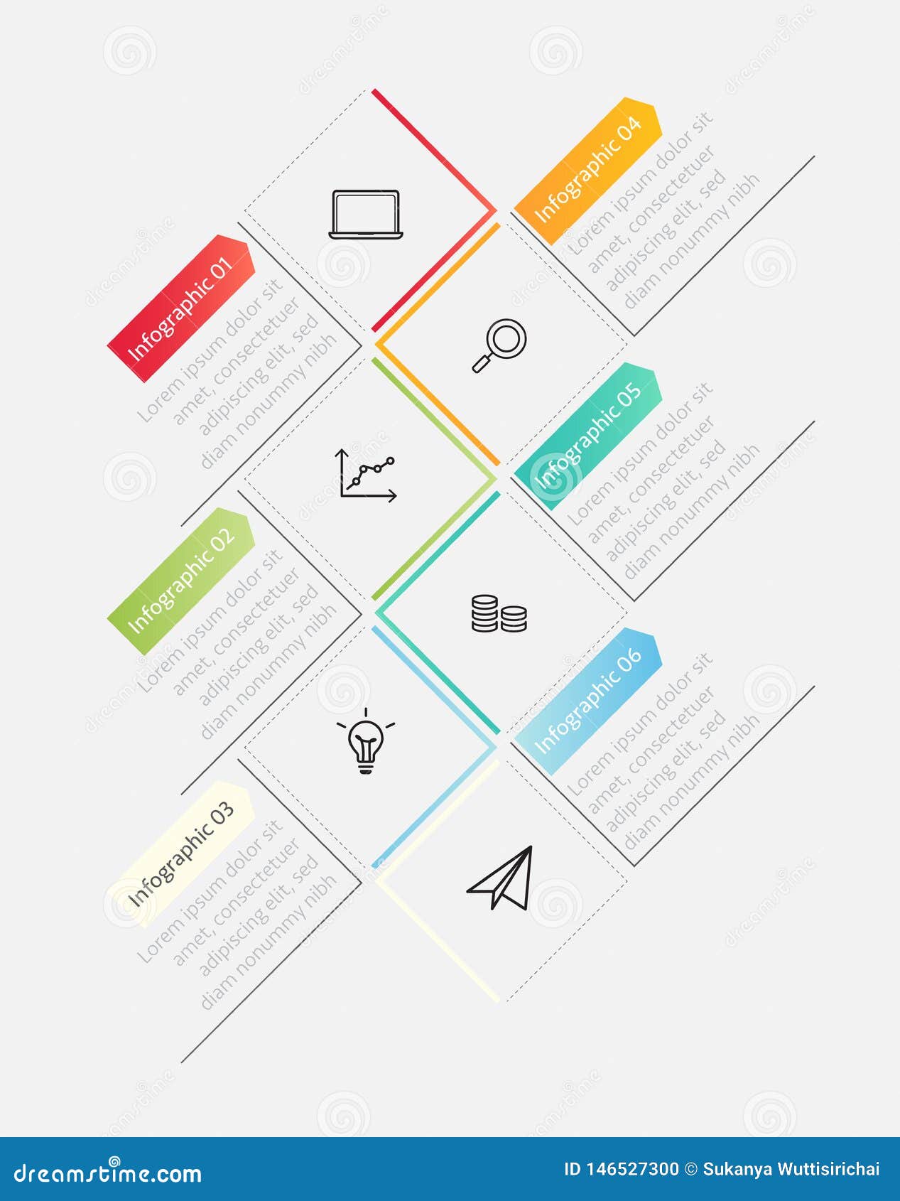 Modern Business Infographic Vector Illustration Stock Vector ...