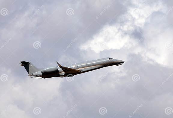 Modern business jet stock photo. Image of bizjet, airborne - 22990230