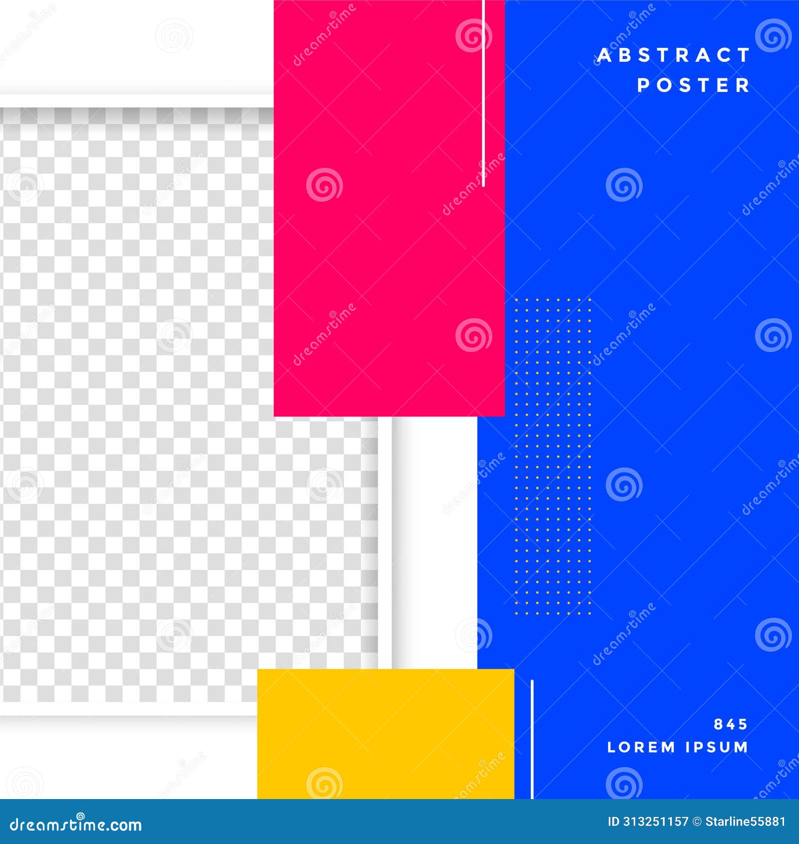 Modern Business Promo Frame Flyer for Magazine Cover Stock Vector ...