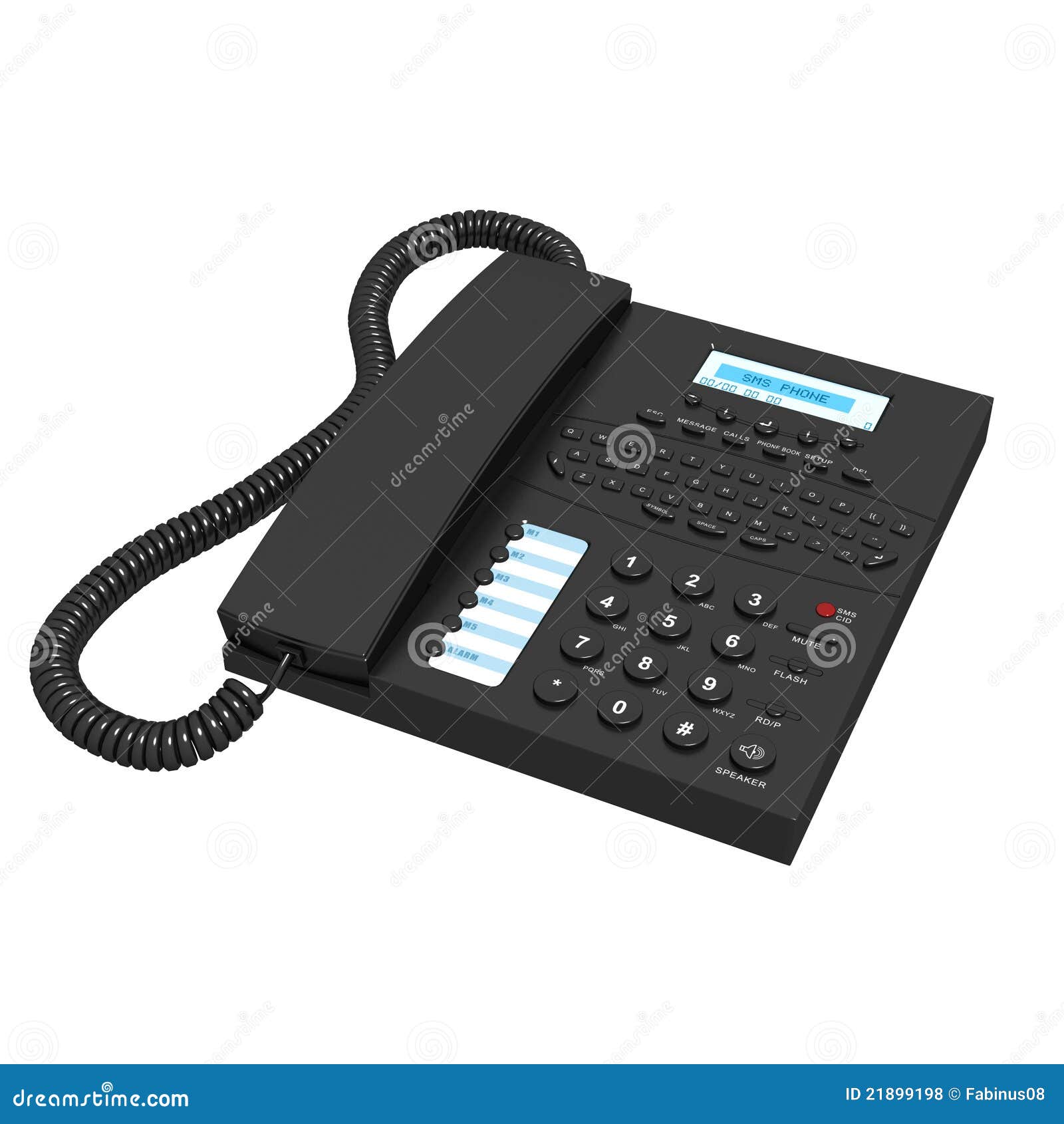 Modern business telephone stock illustration. Illustration of ...