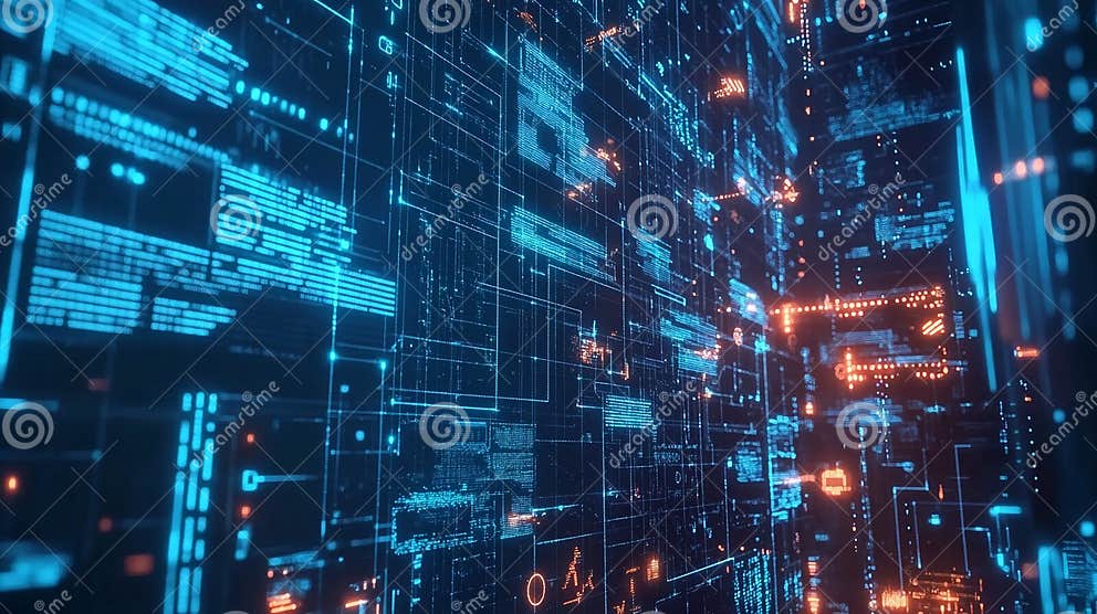 Modern Business Visualization with AI, Cyber Technology, and Desktop ...