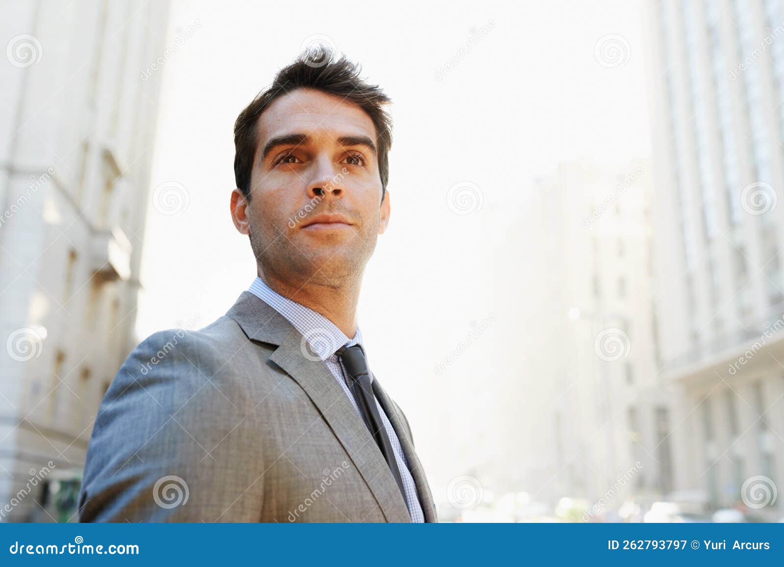 The Modern Businessman. a Well-dressed Young Businessman in the City ...