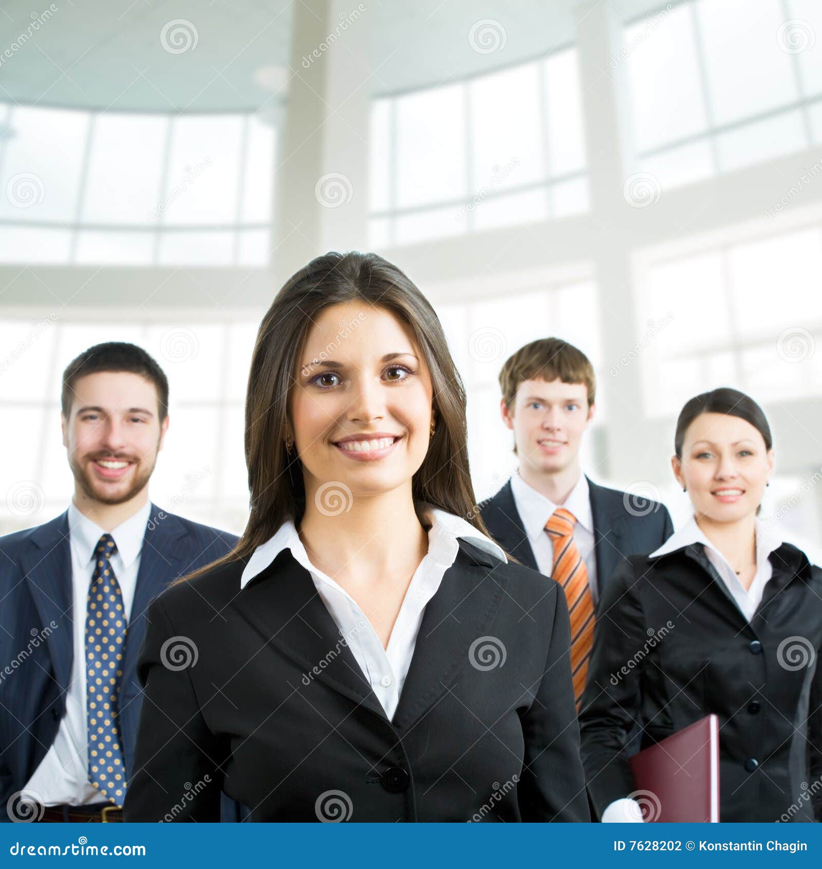Modern businessteam stock photo. Image of business, looking - 7628202