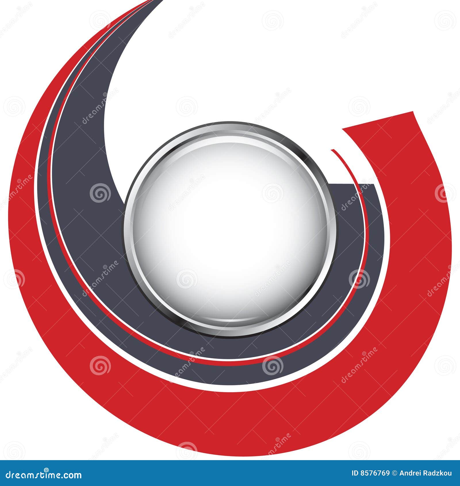 Modern button stock vector. Illustration of light, element - 8576769